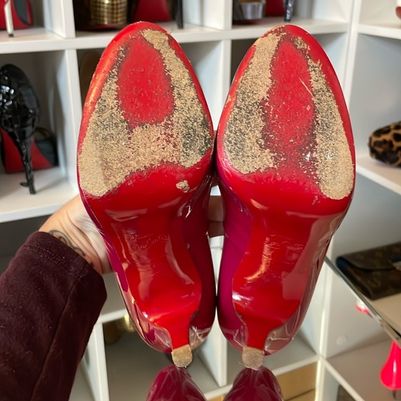 Christian Louboutin | Shoes | Louboutin Hyper Prive 2mm In Framboise ...